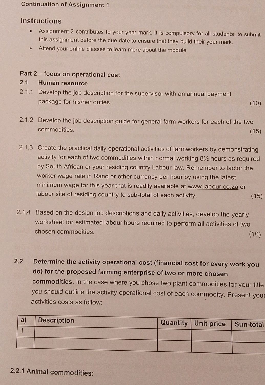 Part 2 - focus on operational cost 2.1 | StudyX