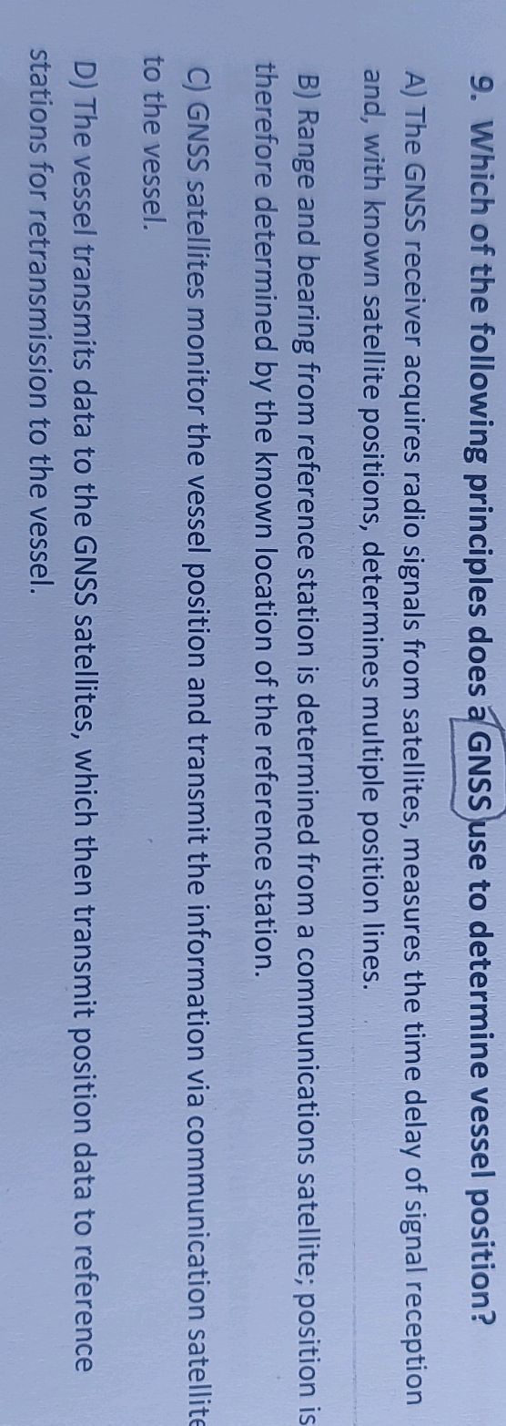 9. Which of the following principles does a | StudyX