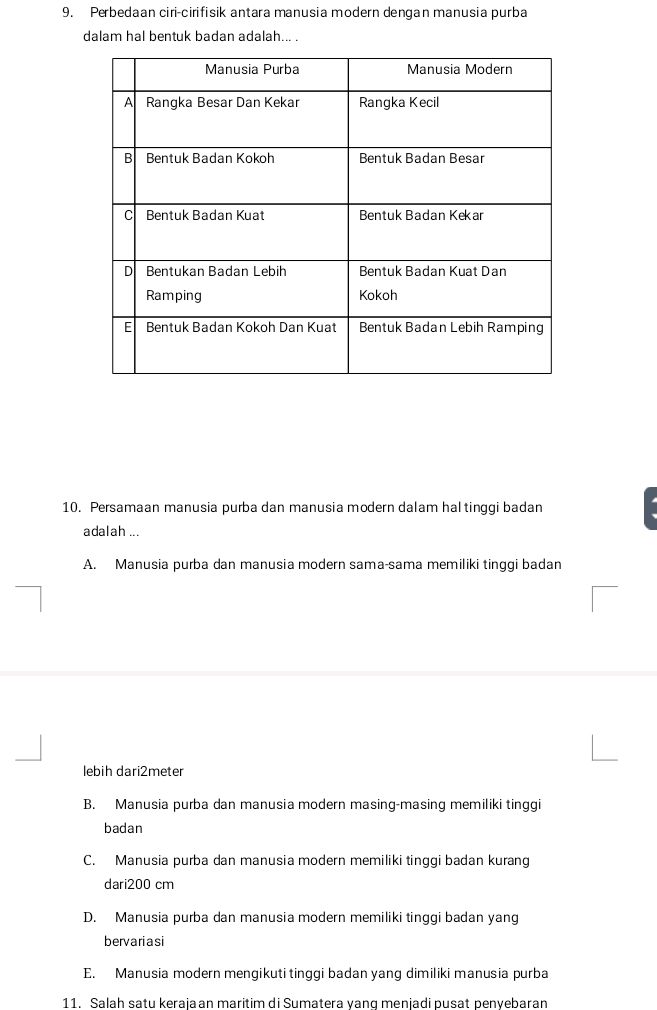 9. Perbedaan ciri-cirifisik antara manusia | StudyX