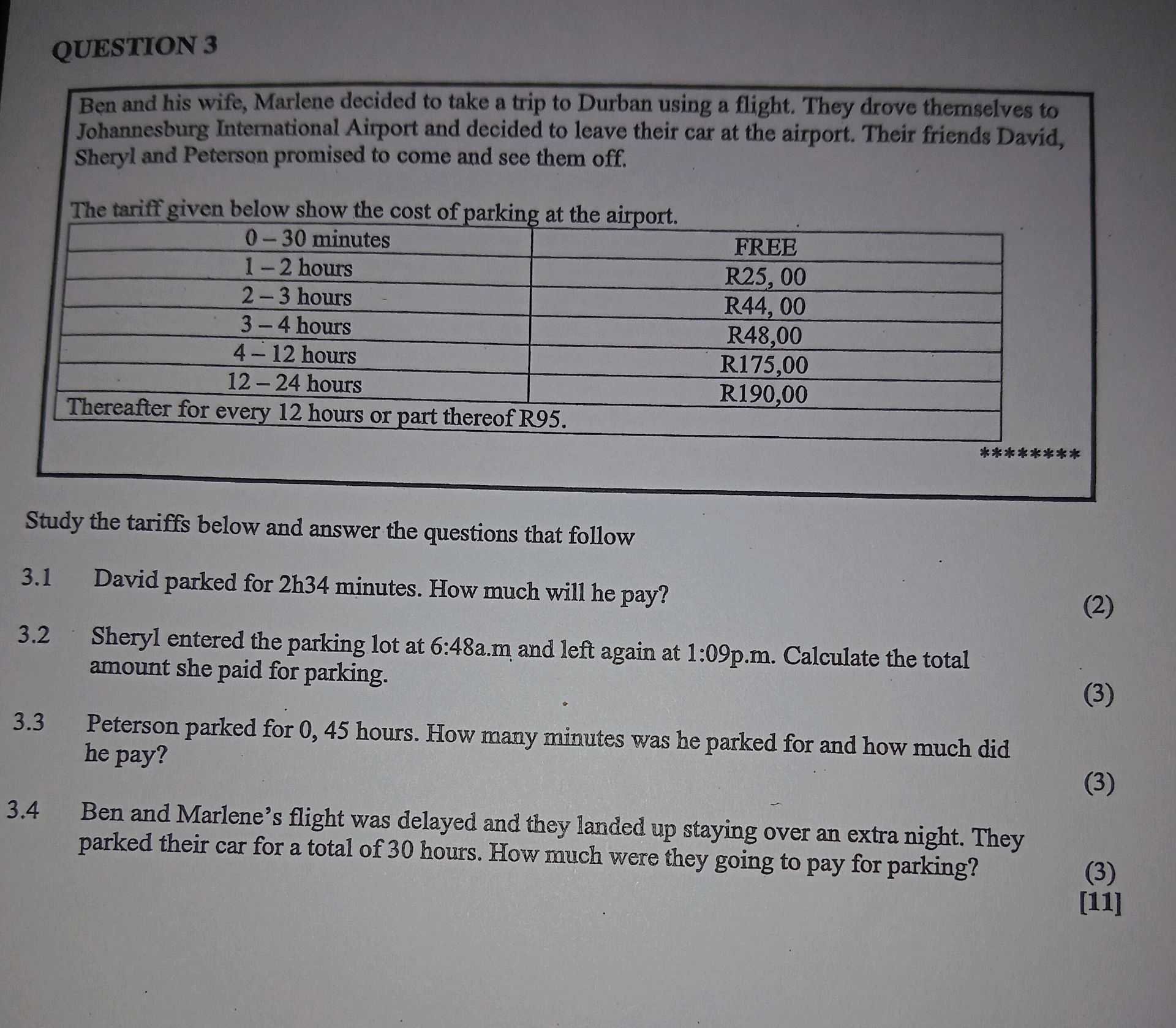 QUESTION 3 Ben and his wife, Marlene | StudyX