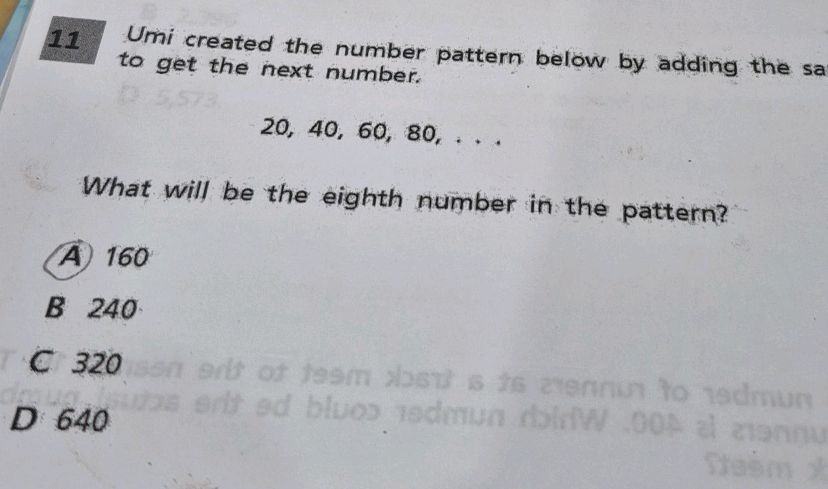 Umi created the number pattern below by | StudyX