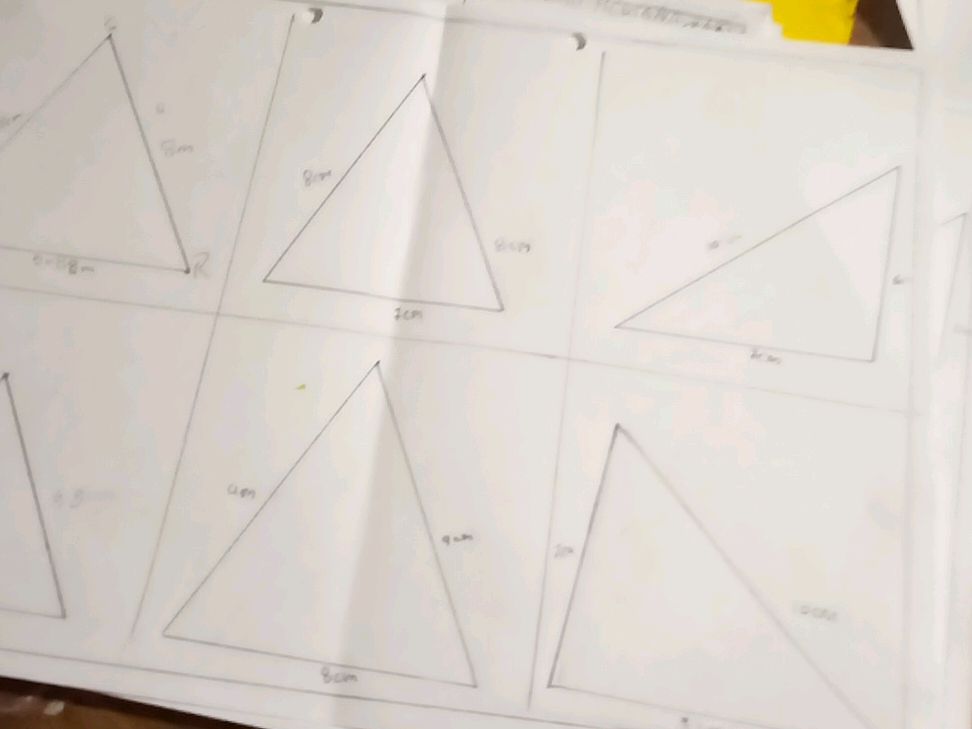 The image contains several triangles with | StudyX