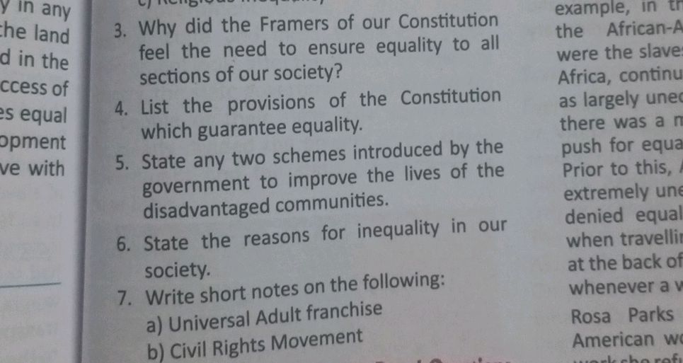 3. Why did the Framers of our Constitution | StudyX