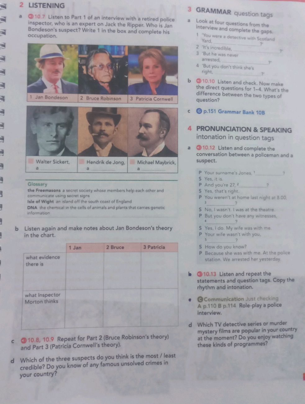 a 10.7 Listen to Part 1 of an interview with | StudyX