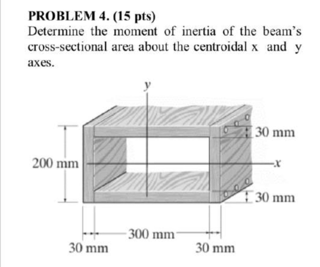 PROBLEM 4. (15 pts) Determine the moment of | StudyX