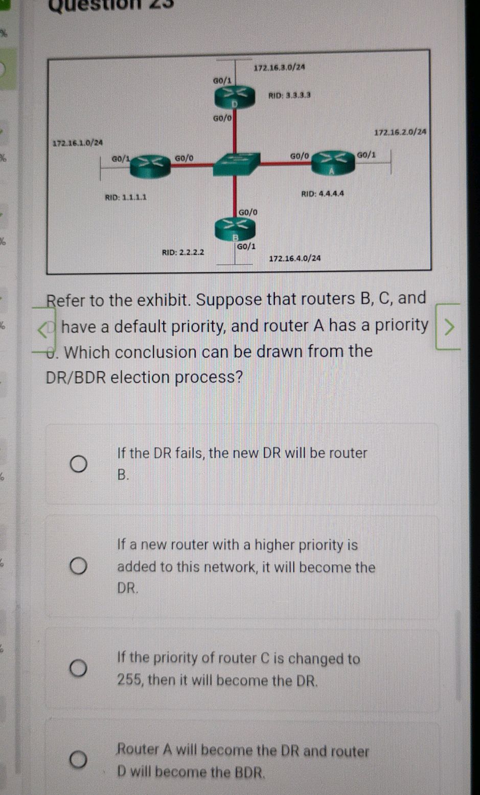 Refer to the exhibit. Suppose that routers | StudyX