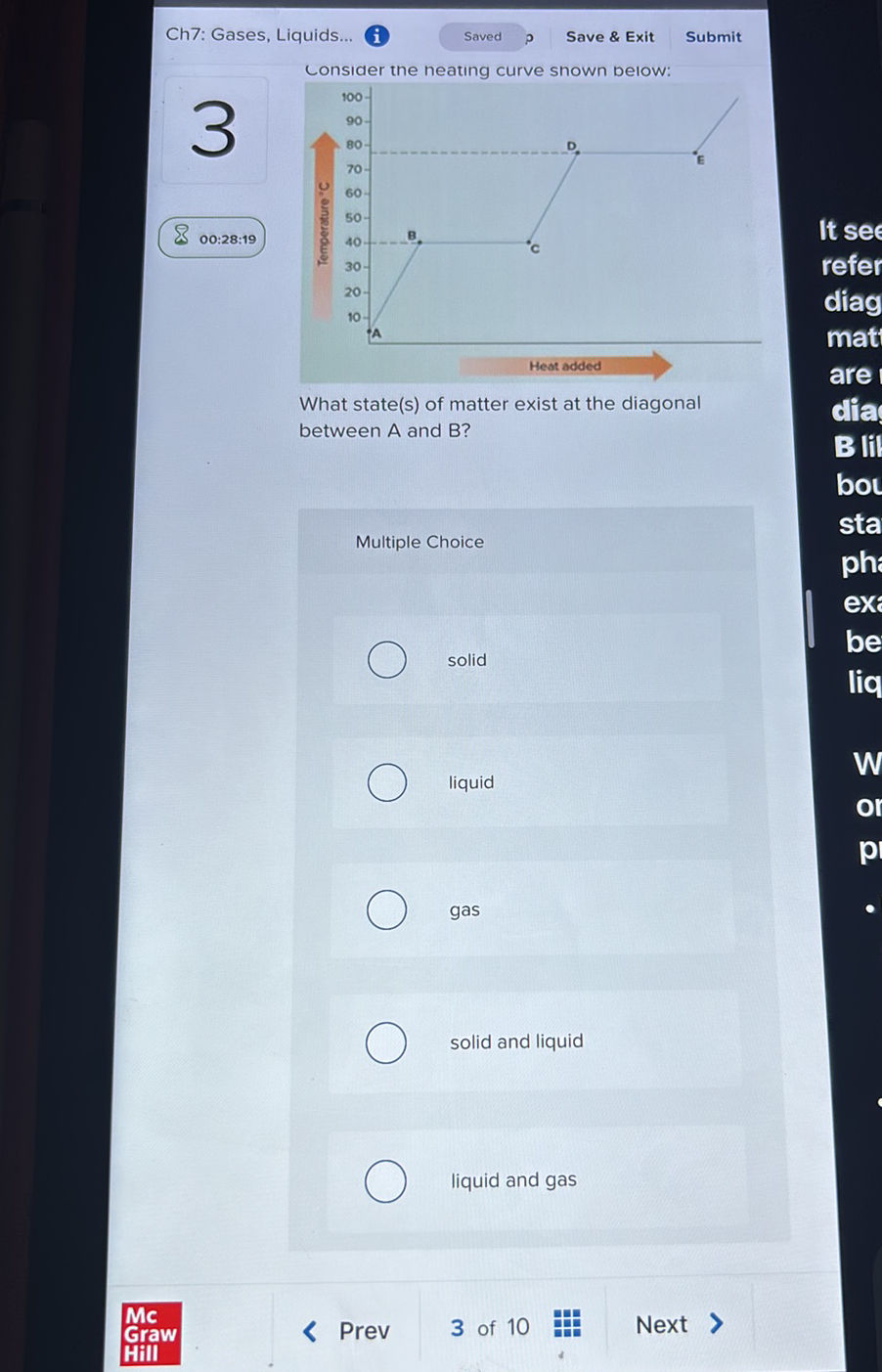Consider the heating curve shown below: | StudyX