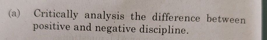 (a) Critically analysis the difference | StudyX