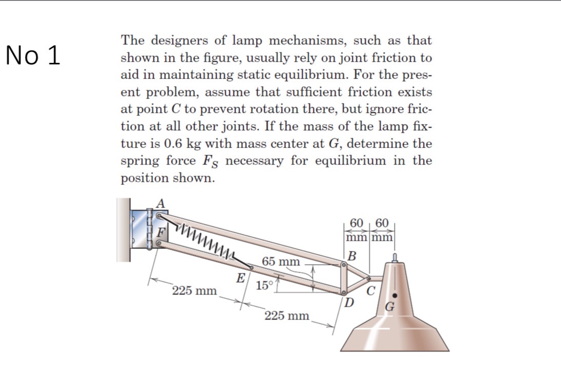 The designers of lamp mechanisms, such as | StudyX