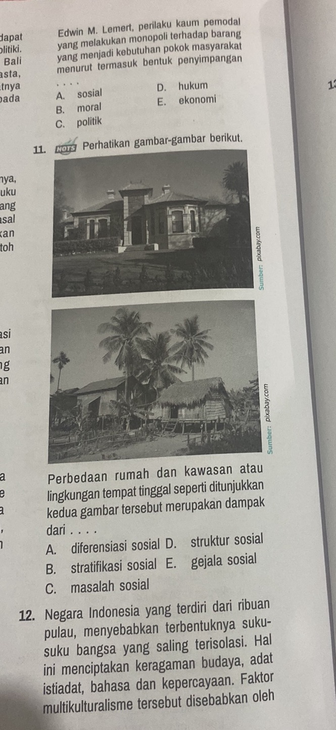 11. Perhatikan gambar-gambar berikut. | StudyX