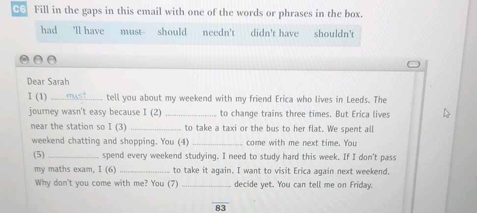 Fill in the gaps in this email with one of | StudyX