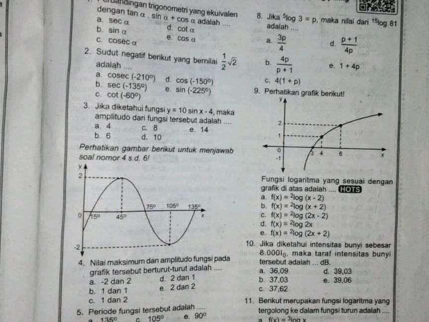 1. Perbandingan trigonometri yang ekuivalen | StudyX