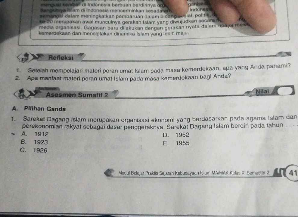 1. Setelah mempelajari materi peran umat | StudyX