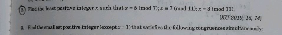 Find the least positive integer $x$ such | StudyX