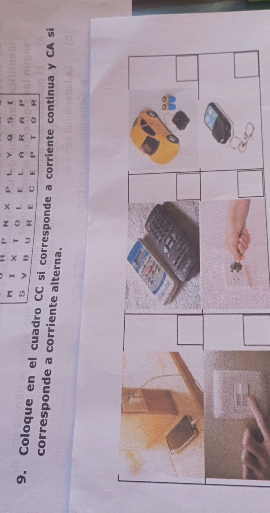 9. Coloque en el cuadro CC si corresponde a | StudyX