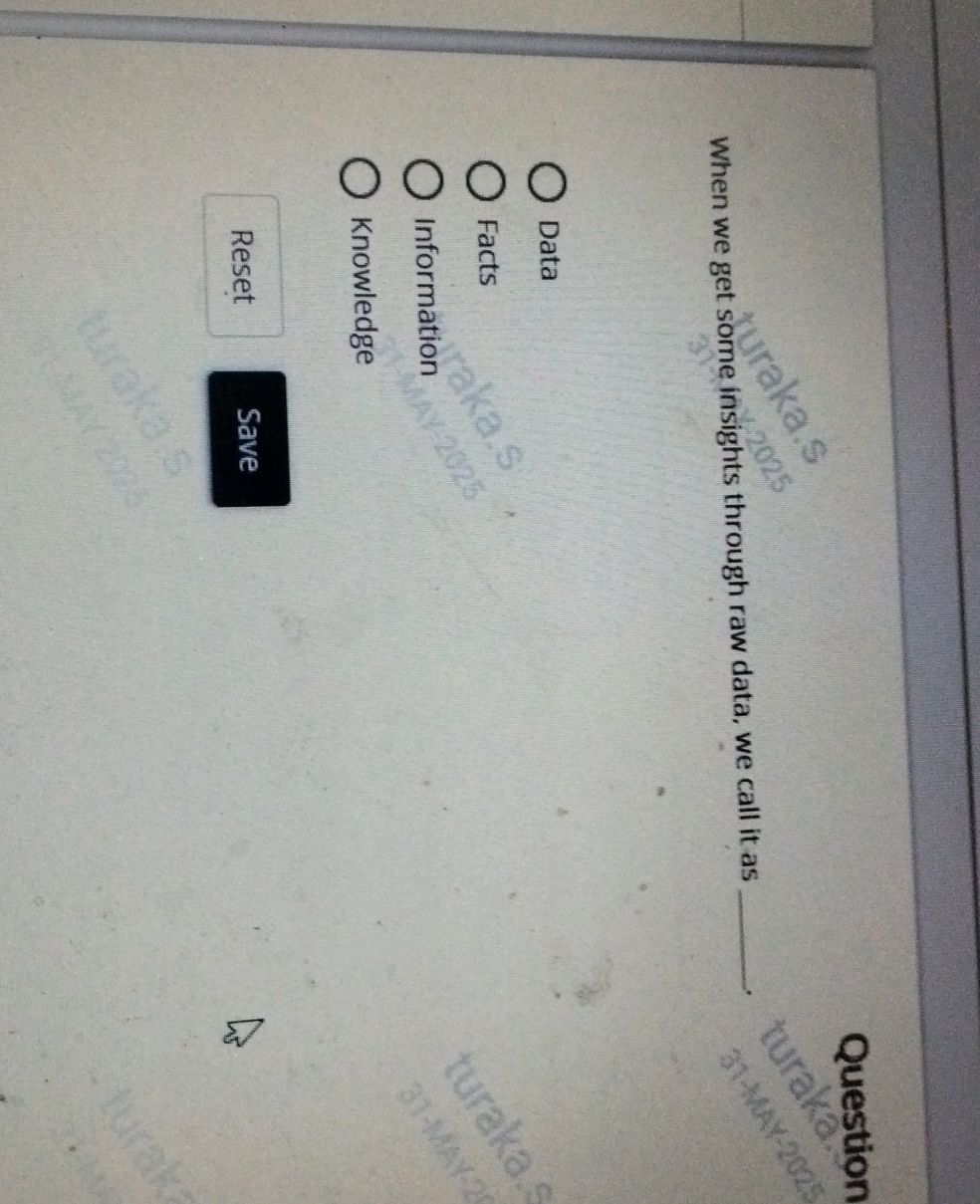 When we get some insights through raw data, | StudyX