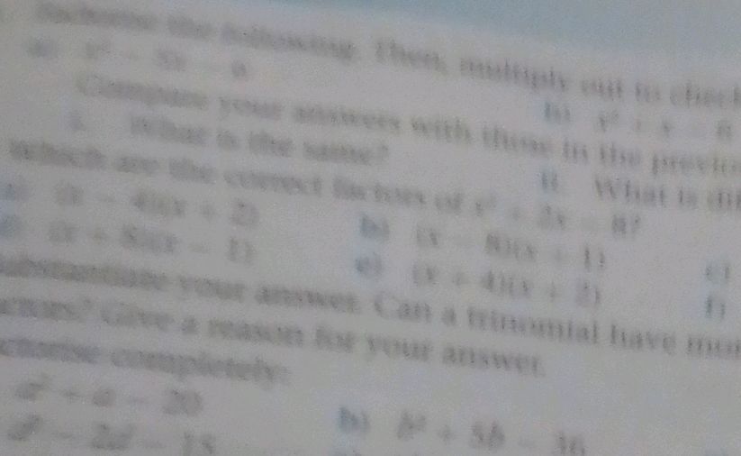 Which are the correct factors of $x^2 + 2x - | StudyX