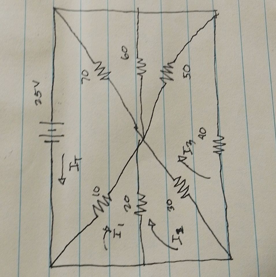 The image shows a circuit diagram with a 25V | StudyX