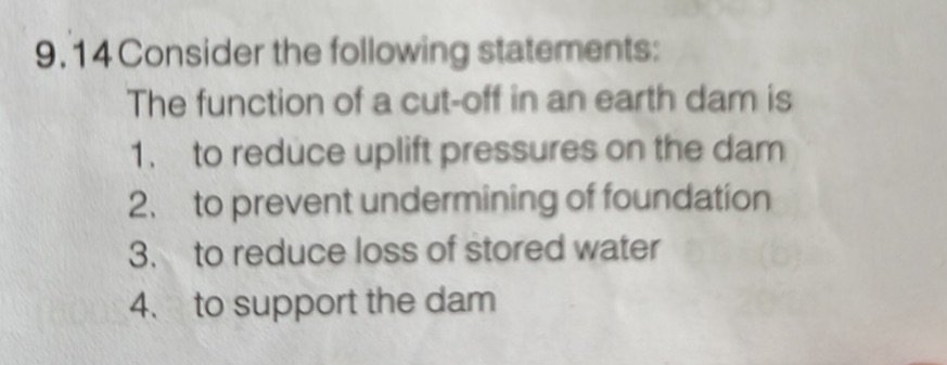 9.14 Consider the following statements: The | StudyX