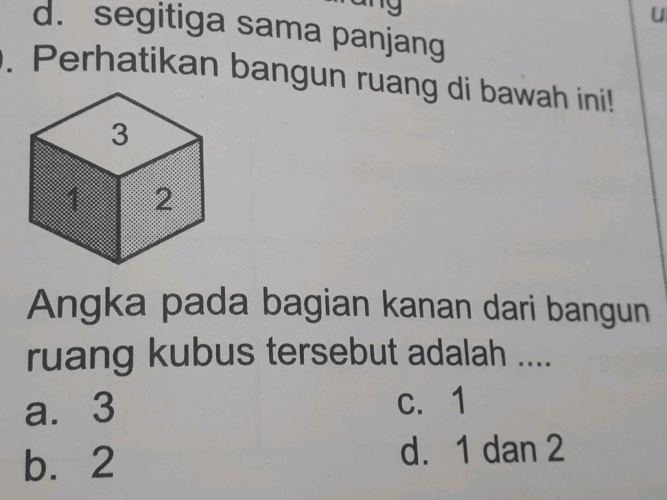 Perhatikan bangun ruang di bawah ini! ``` | StudyX