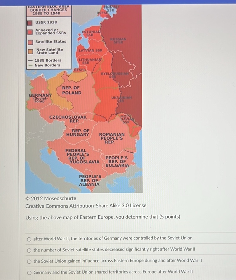 Using the above map of Eastern Europe, you | StudyX