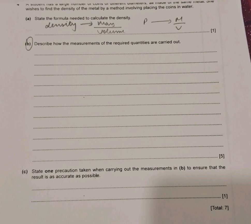 (a) State the formula needed to calculate | StudyX