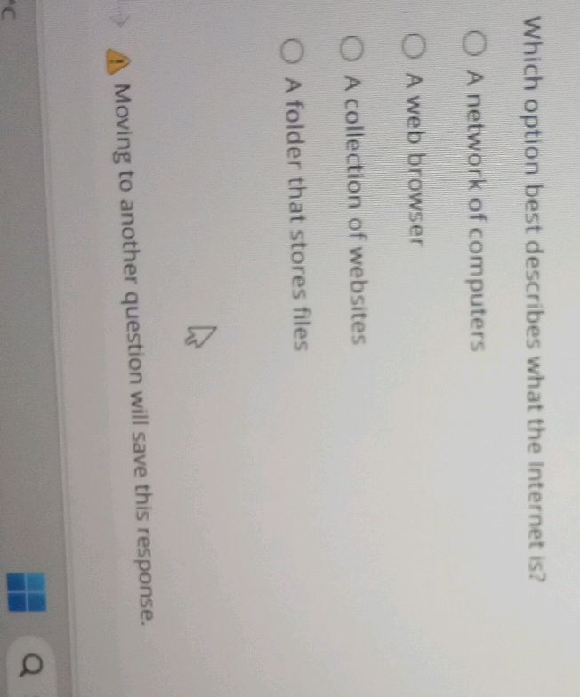 Which option best describes what the | StudyX