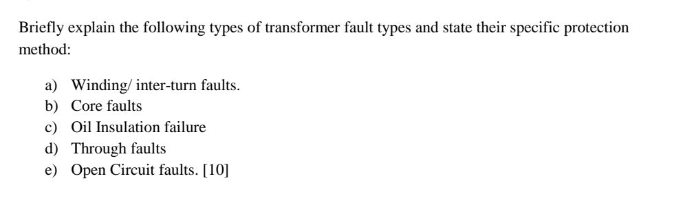 Briefly explain the following types of | StudyX