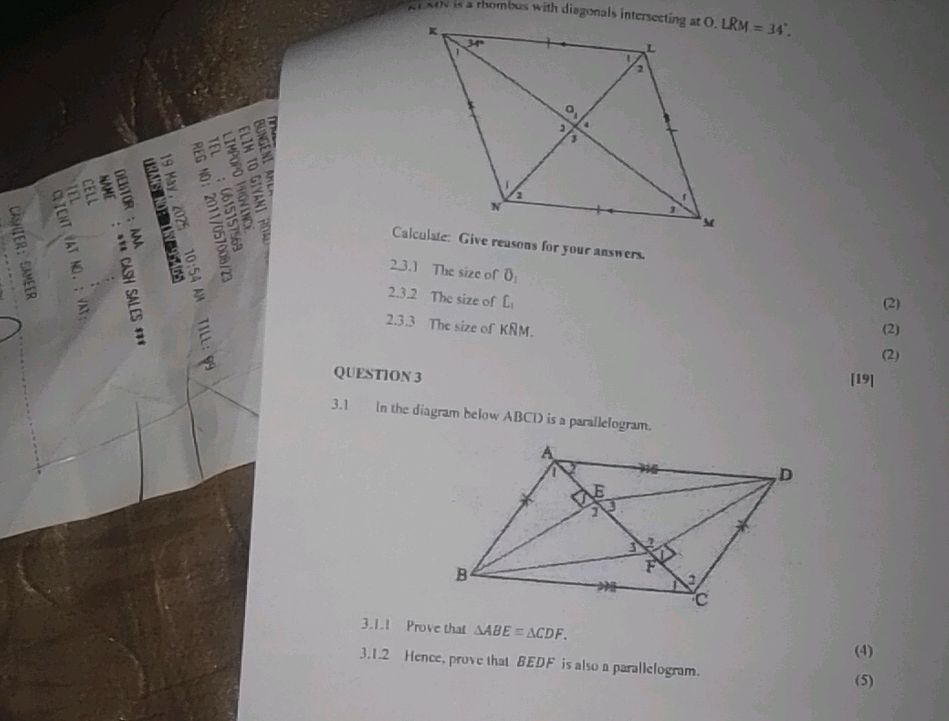 Calculate: Give reasons for your answers. | StudyX