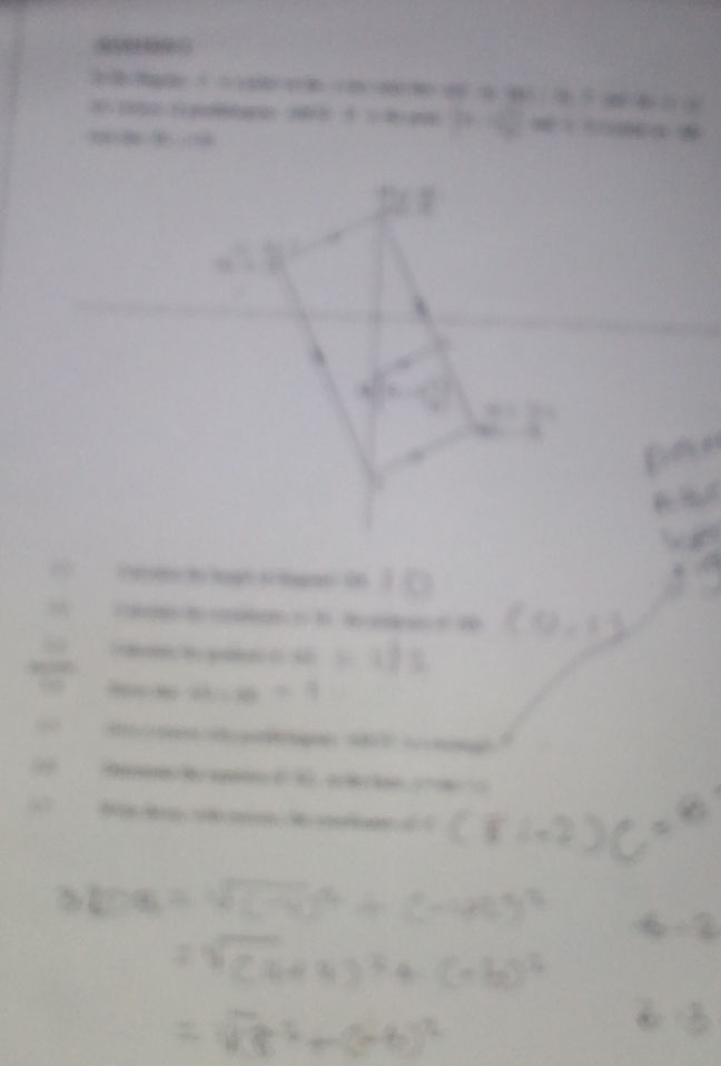 Calculate the length of segment AB. | StudyX