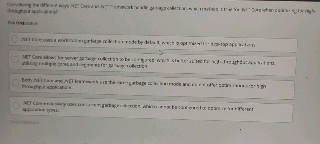 Considering the different ways .NET Core and | StudyX