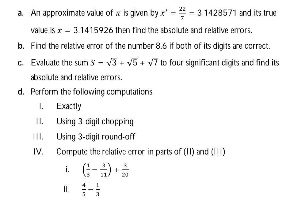 a. An approximate value of $ $ is given by | StudyX