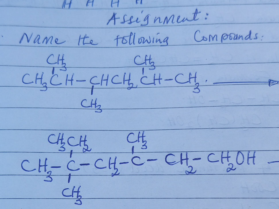 Name the following Compounds: | StudyX