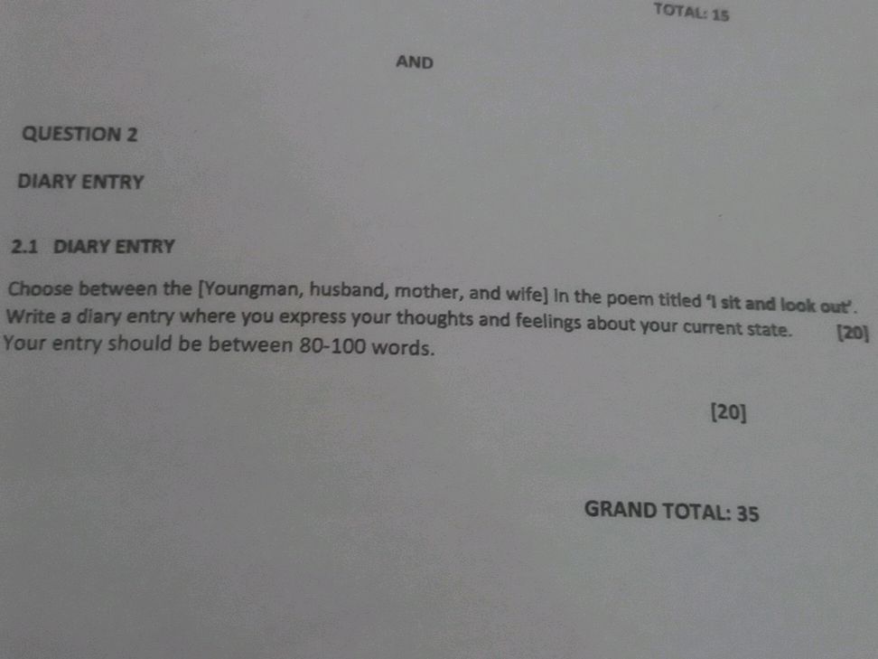 Choose between the [Youngman, husband, | StudyX