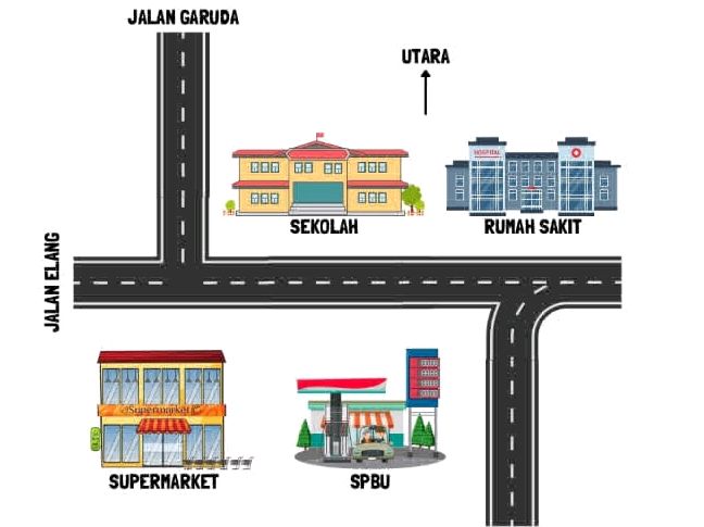 The image shows a map with the following | StudyX