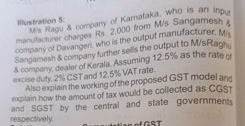 Illustration 5: M/s Ragu company of | StudyX