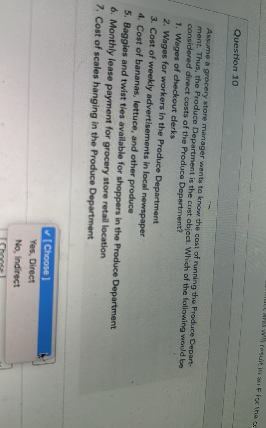 Assume a grocery store manager wants to know | StudyX