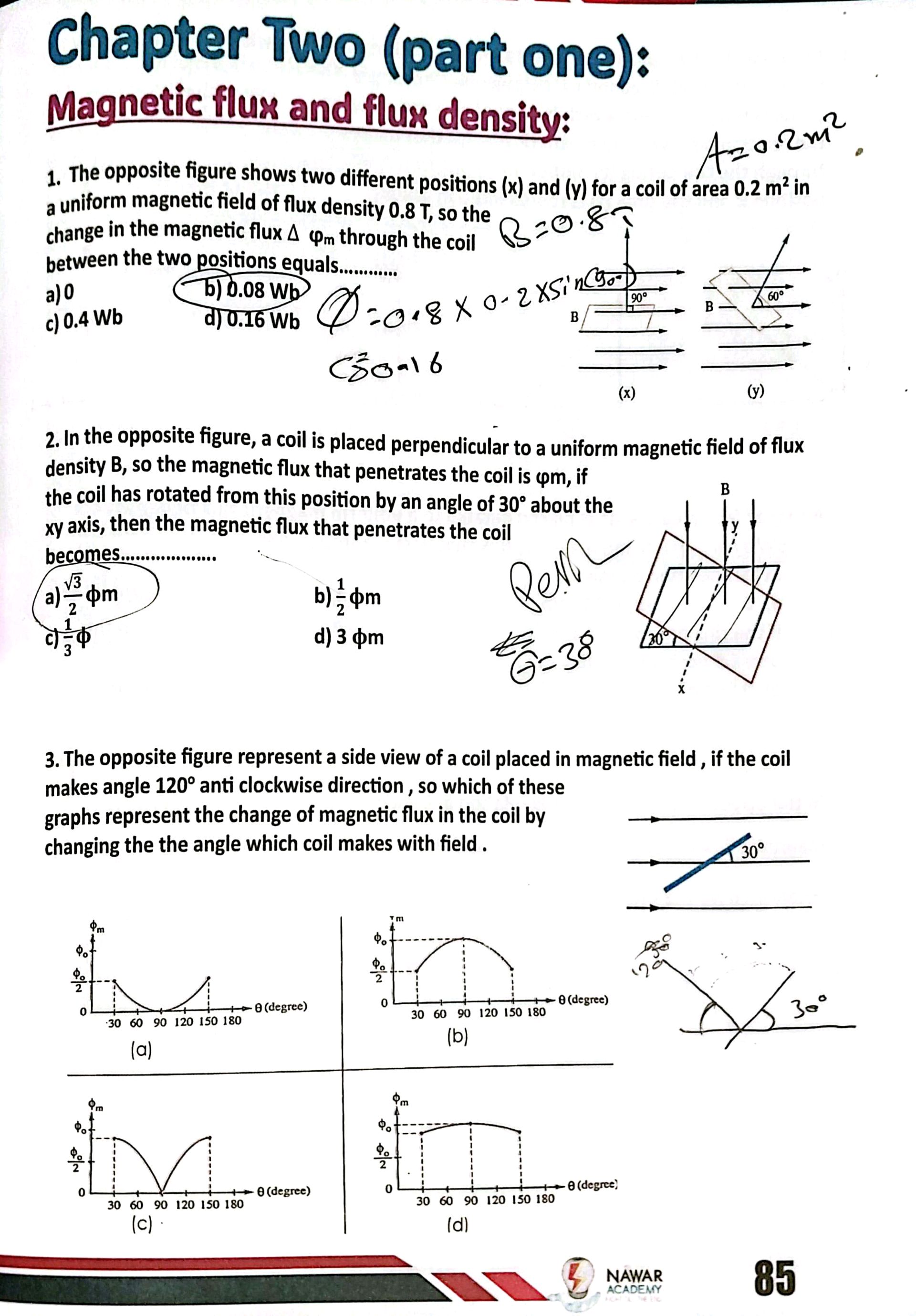 1. The opposite figure shows two different | StudyX