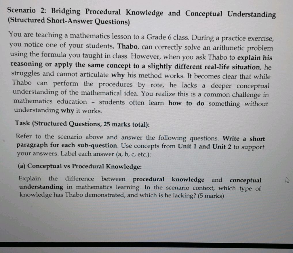 Scenario 2: Bridging Procedural Knowledge | StudyX
