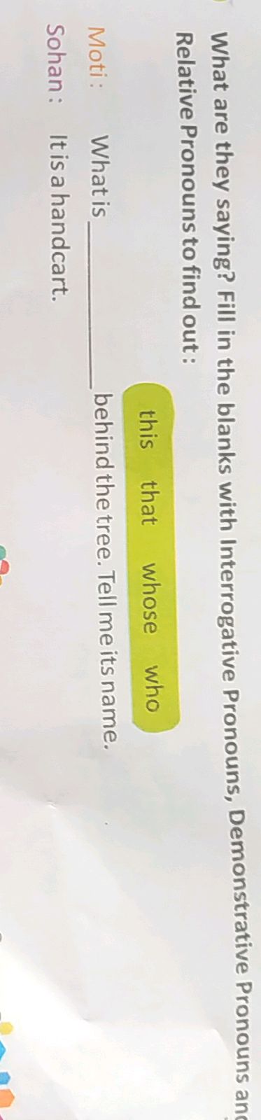 What are they saying? Fill in the blanks | StudyX