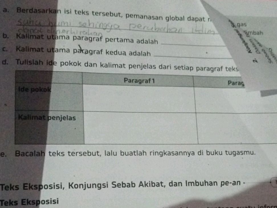 a. Berdasarkan isi teks tersebut, pemanasan | StudyX