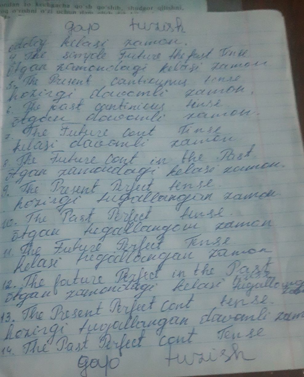 gap tuzish eddey kelasi zamon. 4. The | StudyX