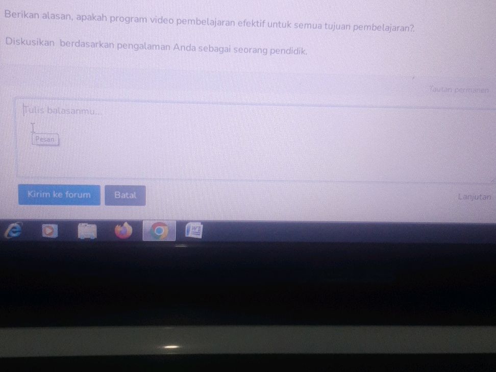 Berikan alasan, apakah program video | StudyX