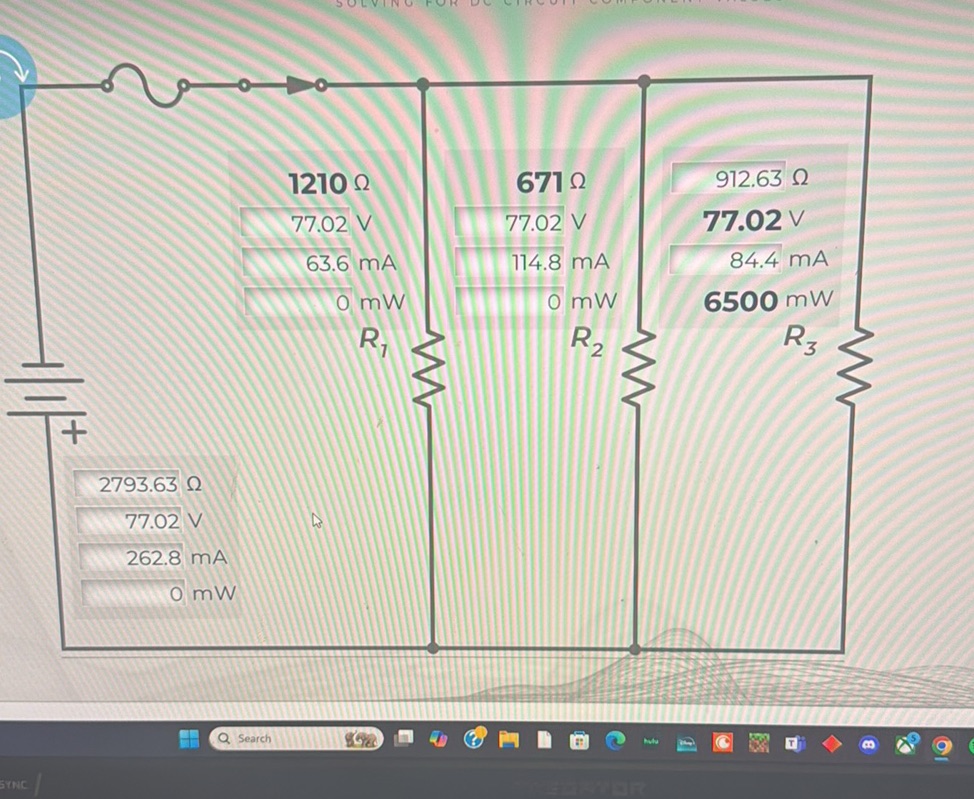 The image shows a parallel circuit with | StudyX