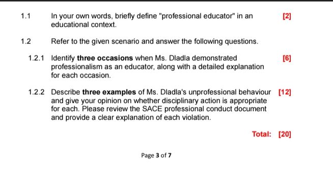 1.1 In your own words, briefly define | StudyX