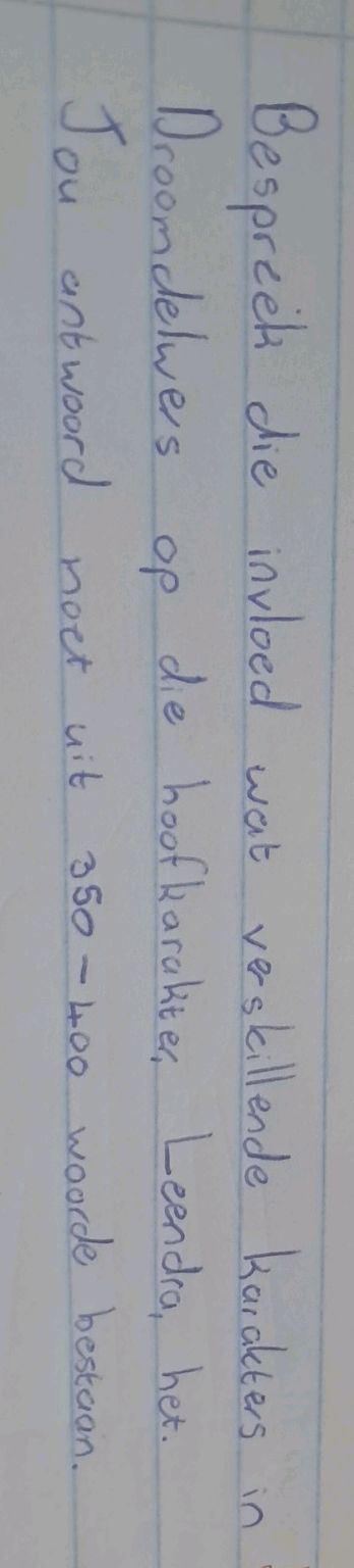Bespreek die invloed wat verskillende