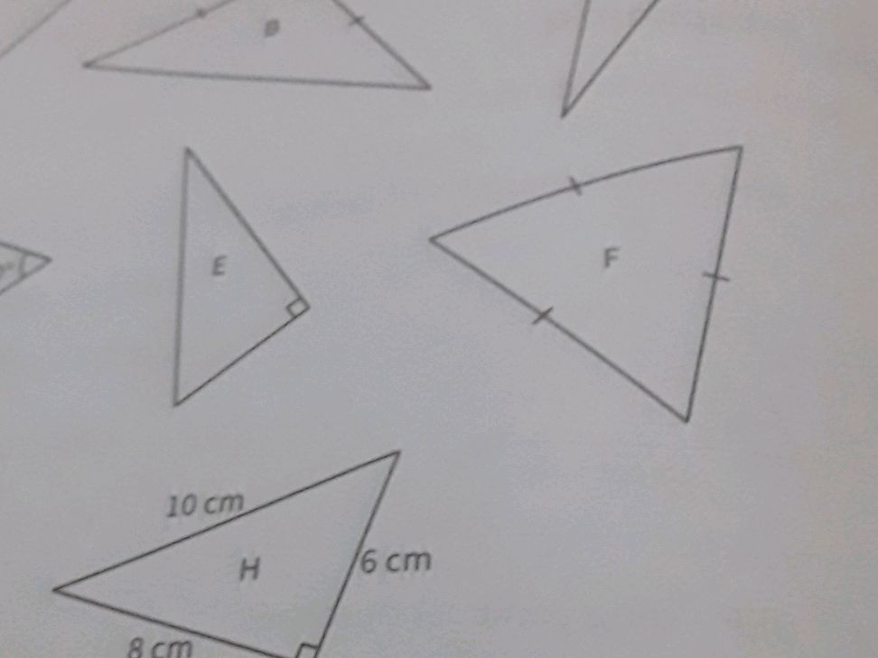 The image contains several triangles with | StudyX