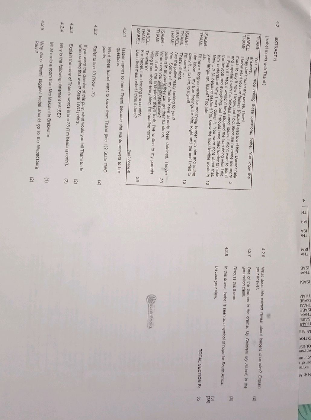 4.2.6 What does this extract reveal about