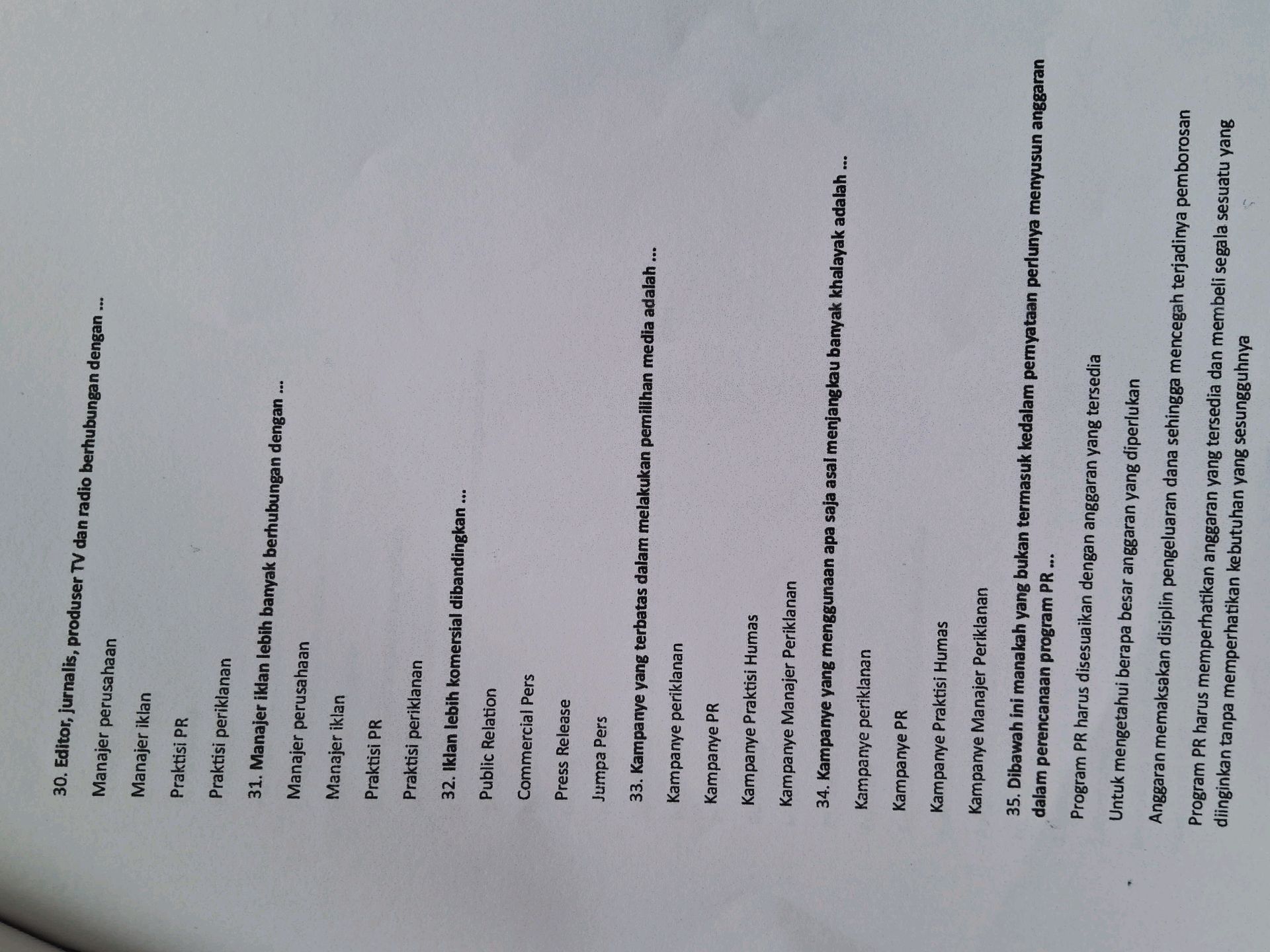 30. Editor, jurnalis, produser TV dan radio | StudyX