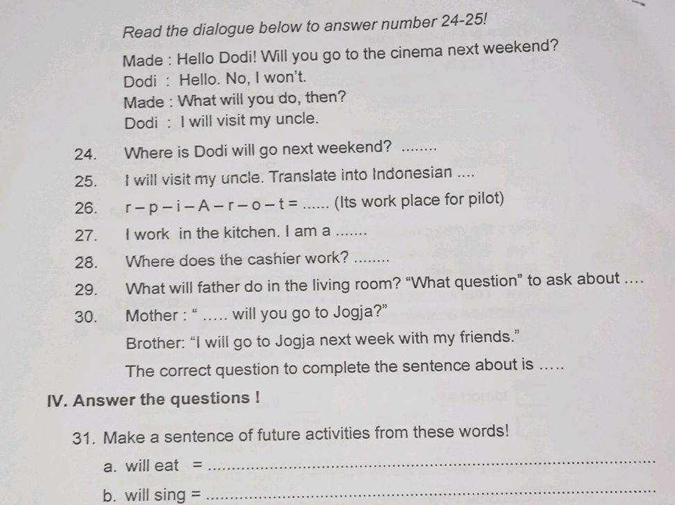 Read the dialogue below to answer number | StudyX